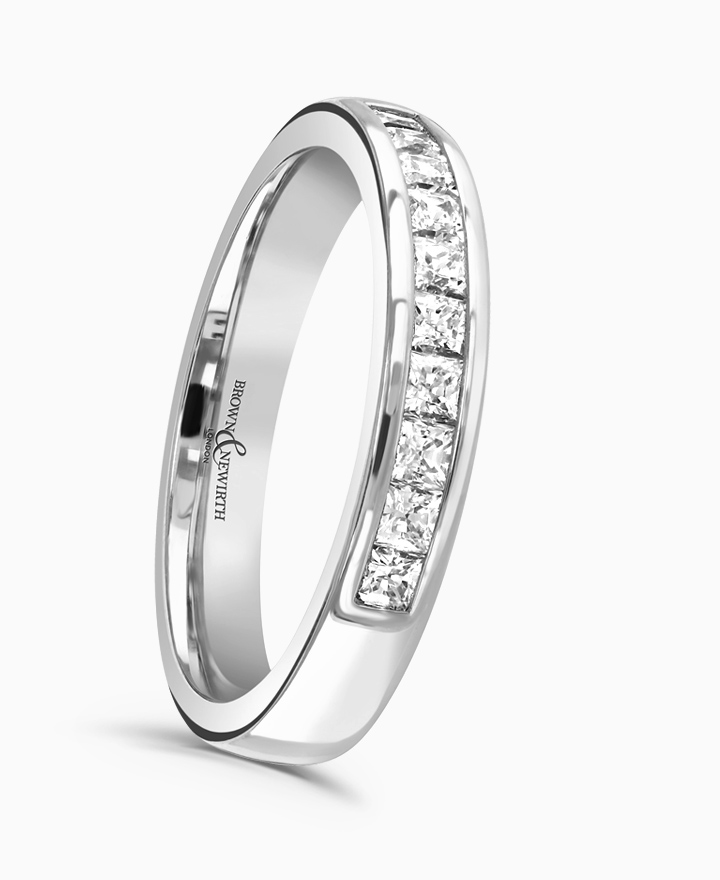 Channel set diamond eternity ring - Brown&Newirth